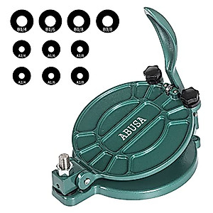 ABUSA Manual Thickness Adjustable Tortilla Press 8 Inch Tortilla Maker Green - Tortilla,Taco,Empanadas and so on …