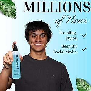 THESALONGUY Tidal Wave Sea Salt Spray Texturizing & Volumizing Hair Mist with Natural Sea Salt & Kelp for Beachy Waves Ideal for All Hair Types