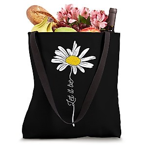 Daisy - Let it be - Flower Tote Bag