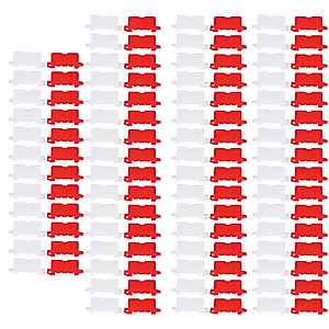Dilwe RC Drifting Race Track Barrier,120PCS Plastic Universal RC Car DIY Racing Track Road Barrier Remote Control Car Accessories