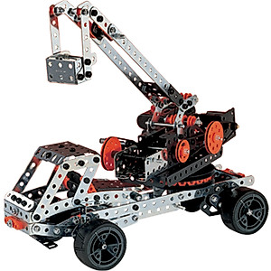 Meccano, Super Construction 25-in-1 Motorized Building Set, STEAM Education Toy, 638 Parts, for Ages 10+
