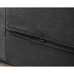 PUREMIND Folding Velvet Sofa Bed with 3 Ottomans, Convertible Floor Sofa, Foldable Sleeper Foam Bed, Comfy Futon Couch with Foam Mattress for Home Apartment Office and Dorm - Dark Gray