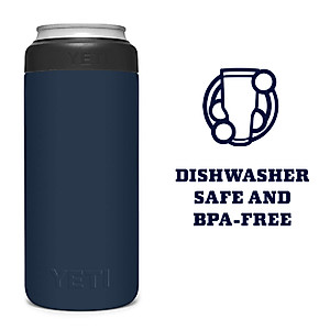 YETI Rambler 12 oz. Colster Slim Can Insulator for the Slim Hard Seltzer Cans, Navy (NO CAN INSERT)