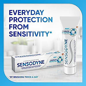 Sensodyne Complete Protection Sensitive Toothpaste for Sensitive Teeth - 3.4oz