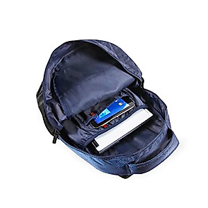 Nautica Sail Laptop Backpack, Navy/Yellow, One Size