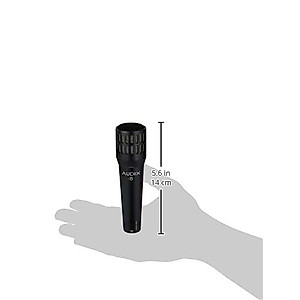 Audix i5 Dynamic Instrument Microphone: Pro Snare Mic/Guitar Amp Microphone - Black