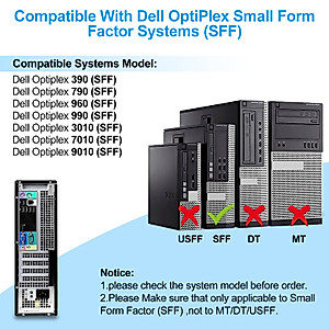 S-Union 240W Power Supply Unit Replacement for Dell OptiPlex 390 790 960 990 3010 9010 Small Form Factor System SFF H240AS-00 H240AS-01 H240ES-00 D240ES-00 AC240AS-00 AC240ES-00 L240AS-00 PH3C2