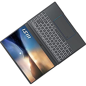 MSI Prestige 14 14" FHD Ultra Thin and Light Professional Laptop: Intel Core i7-1260P RTX 3050 16GB LPDDR4X 512GB NVMe SSD, Thunderbolt 4, MicroSD Card Reader, Win 11 Pro: Carbon Gray A12UC-006
