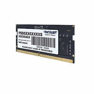 Patriot Signature Line DDR5 16GB (1 x 16GB) 5600MHz SODIMM Single - PSD516G560081S