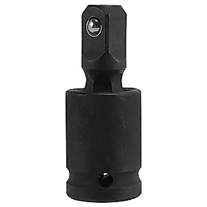 Pteanecay 3Pcs 1/4inch 3/8inch 1/2inch Wrench Socket Adapter 360° Drive Swivel Pneumatic Wrench Universal Joint Hand Tool