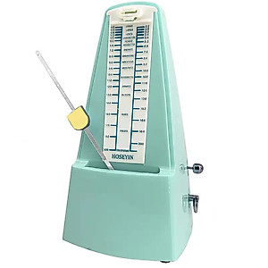 HOSEYIN Mechanical Metronome, Universal Metronome for Piano, Guitar, Violin,Drums and Other Instruments (Standard, Green)