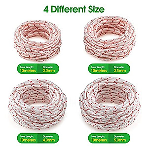 Replacement Recoil Starter Rope Pull Cord for Husqvarna STIHL Craftsman Chainsaw Lawn Mower Trimmer