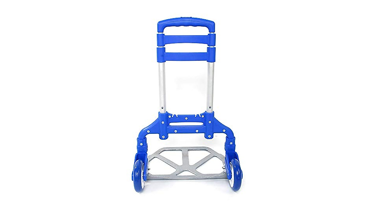 Blue Portable Collapsible Dolly - Space Saving Utility
