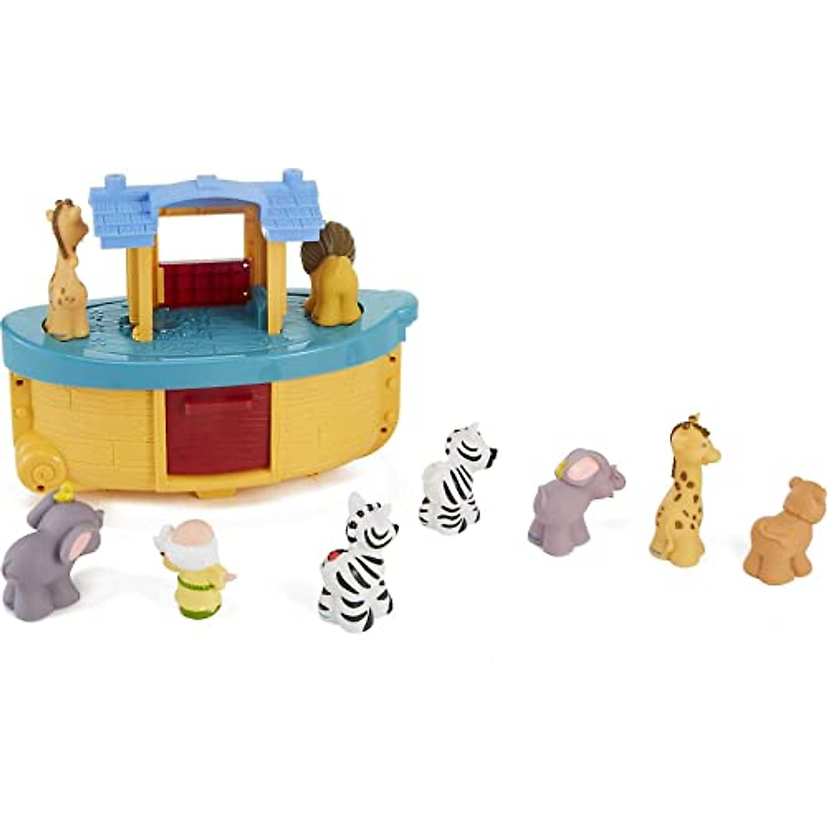 Fisher-Price Little People Noah's Ark playset with 9 figures for toddler and preschool pretend play ages 1 to 5 years