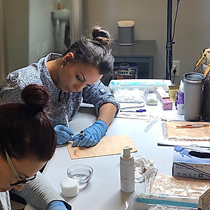 Microblading Supplies 3 Piece Tattoo Practice Skin For Eyebrows: Permanent Makeup Silicone Skin To Practice Brow Micro-Blading And Needling, Fake Skin Sheets For Professionals And Beginners