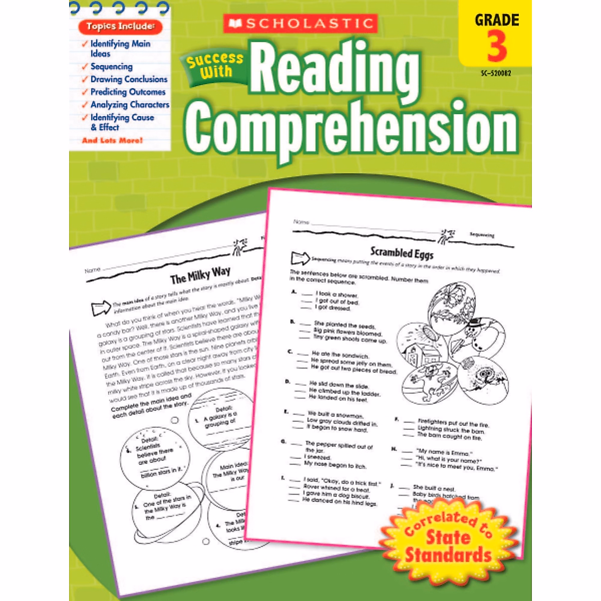 Scholastic Success with Reading Comprehension, Grade 3