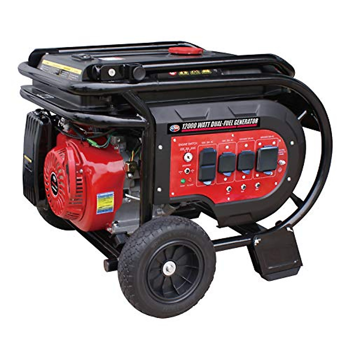 All Power G10000EGL - 10,000 Watt Starting Power Generator Dual Fuel JD Engine Electric Start Portable Generator Relaunched Style