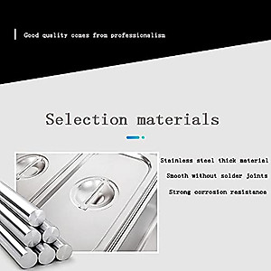 1500W Commercial Food Warmer, 3 Gids Hot Trays Food Warmer, Electric Buffet Serves and Warmers, Catering Hot Box for Restaurant, CE/FCC