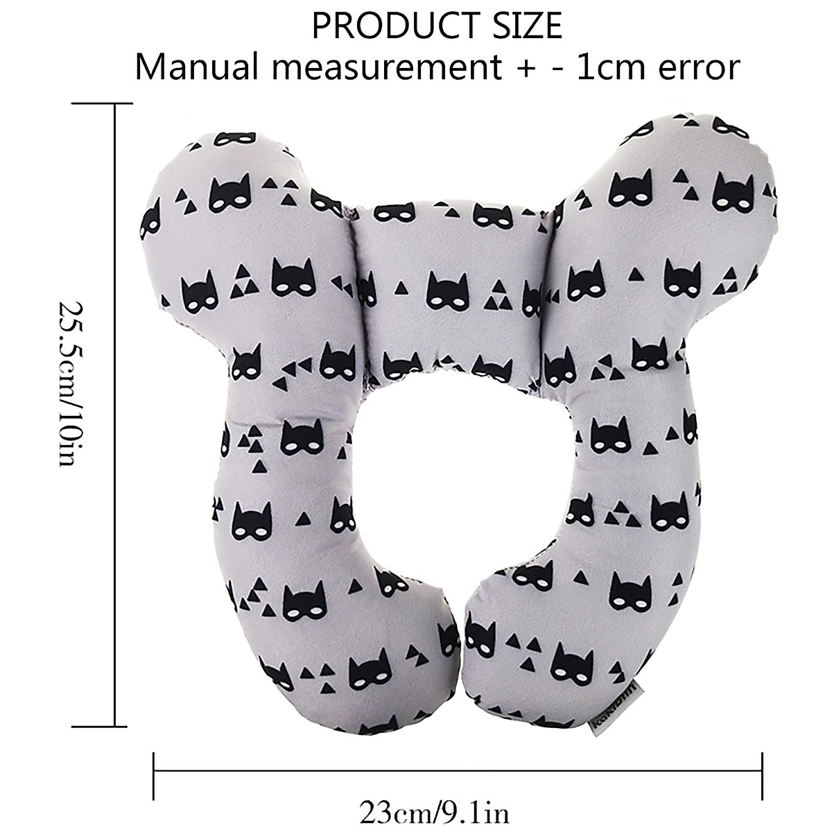 kekafu Baby Travel Pillow, Infant Head and Neck Support Pillow for Car Seat, Pushchair, for 0-1 Years Old Baby