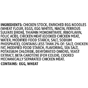 Amazon Brand - Happy Belly Chicken Noodle Soup 10.5 Oz