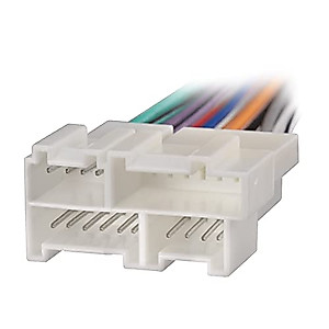 Bingfu Car Stereo Wiring Harness for Select 1986-2005 Buick Cadillac Chevrolet GMC Oldsmobile Pontiac Saturn Isuzu Vehicle DA31 Radio Wire Harness with Antenna Adapter