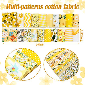 Ganeen 100 Pcs Cotton Fabric Patchwork Quilting Strips 2.56 Inch Precut Patchwork Roll Japanese Style Cotton Fabric Quilting Fabric Strips Craft for DIY Craft Sewing(Vibrant Floral)