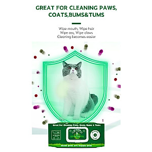 My Turf Unscented Dog Wipes – 100 pcs Pet Wipes for Paw Face Ears and Butt – Cat & Dog Wipes Cleaning – Kitten and Puppy Grooming Bath Wipes 6x8 Inch