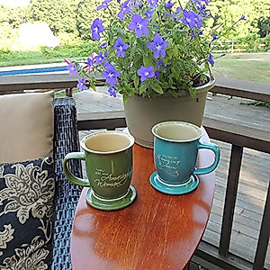 Abbey Gift Amazing Woman Ceramic Mug and Coaster Set, multicolor, "4 1⁄2 by 10 1⁄8 by 1""" (56876T)