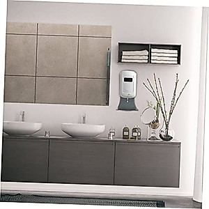 FONDOTIN 1Pc Water Tray Wall Drip Tray soap Dispenser drip Tray Foam Soap Tray Foam Drip Tray Wall Mounted Mug Rack Bathroom soap Dispenser Catch Tray Hand Plastic Water Receiver Water Drop