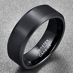 Personalized Promise Rings for Couples Custom Matching Rings for Him and Her Men Sets Wedding Titanium Engagement Ring Women's 2pc Black Gold Filled Cz Wedding Bands Gift for Her