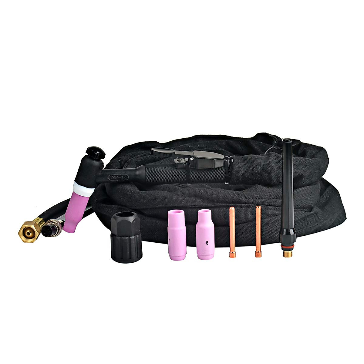 WP17 Tig Welding Torch Air-Cooled Tig Welding 13 Feet Cable,Connector: M16* 1.5 Two-pin socket