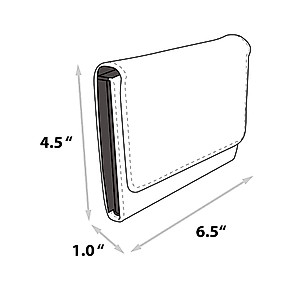 Buckle Down Disney Wallet, Foldover, Minnie Mouse Polka Dot Bow Embossed, Black, Vegan Leather