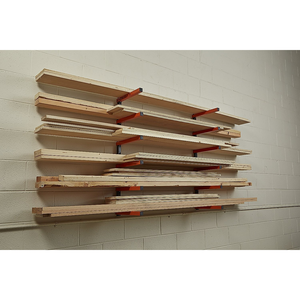 TWO BORA PBR-001 Wood Organizers & Lumber Storage Metal Racks 12 total levels