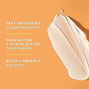 Hawaiian Tropic Island Tanning Lotion - Outdoor Tanning Lotion with SPF 4, Oxybenzone Free Sunscreen, 8oz, Twin Pack