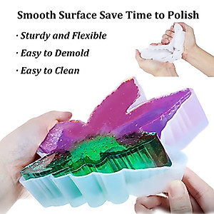 Ashtray Mold for Resin, Large Leaf Silicone Mold for Epoxy Resin, Maple Leaf Rolling Tray for Jewelry Storage Box, DIY Craft Gift, Home Decoration