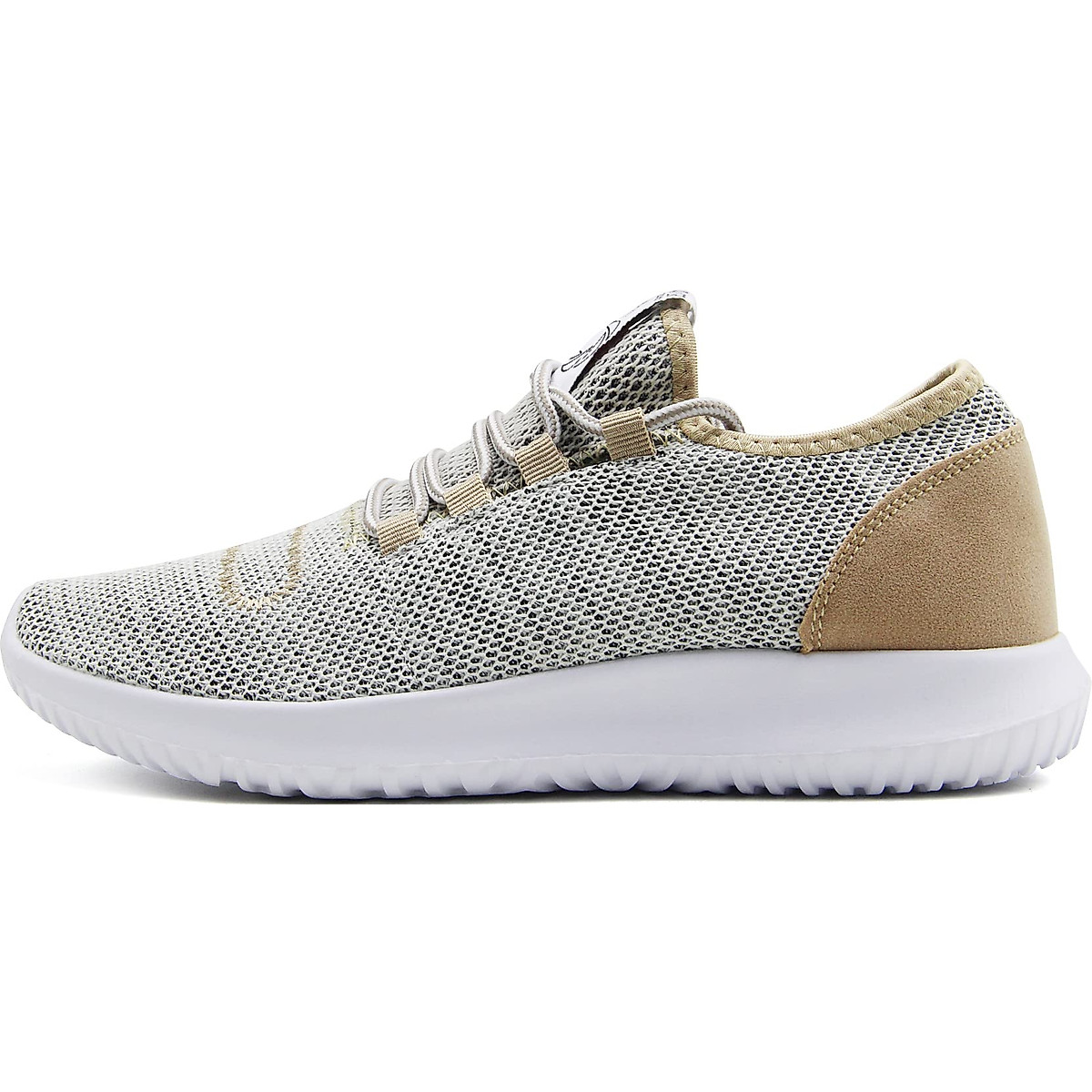 CAMVAVSR Men's Athletic Shoes Fashion Lightweight Breathable Mesh Soft Sole Easy Wear Running Sneakers for Men Gold Size 10 Barefoot Cross Shoes Bike Bicycle Shoe Flat Shoes