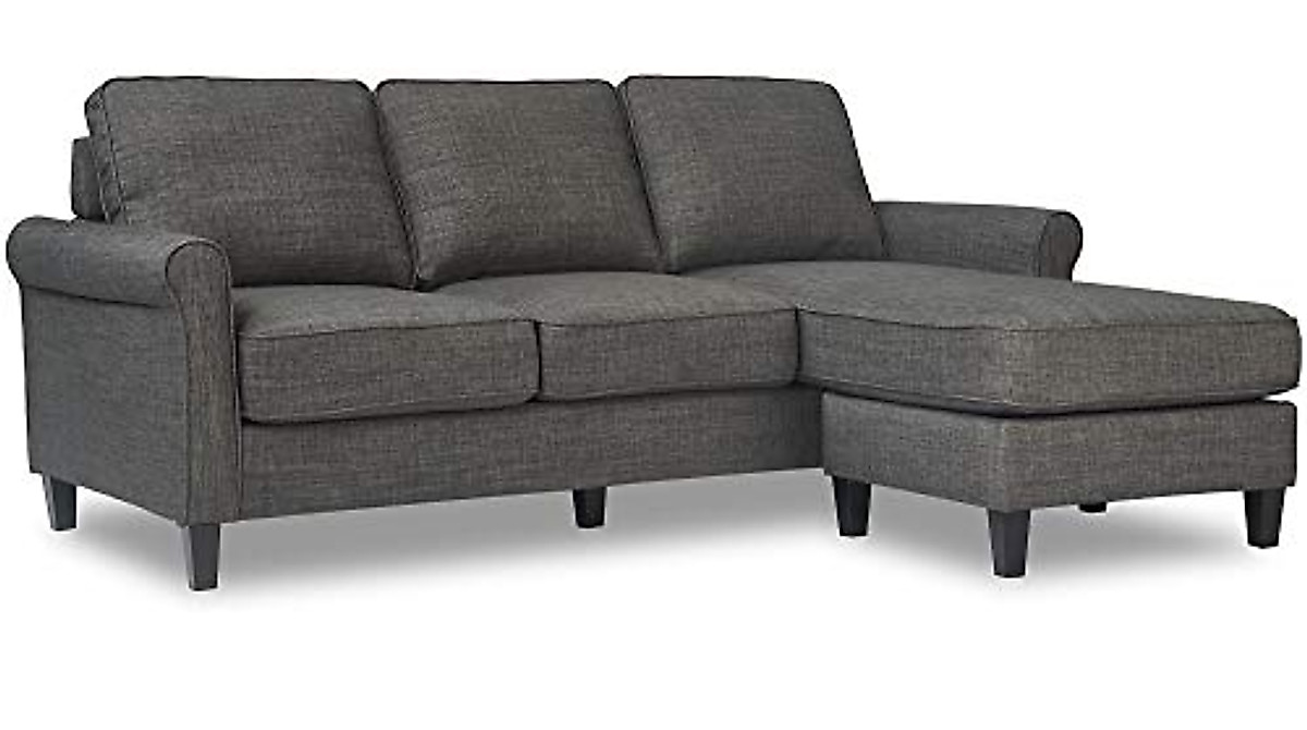 Serta Harmon Reversible Sectional Sofa for Small Spaces