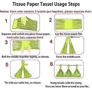 Pink Gold Birthday Party Decorations Set, pink Gold Glittery Happy Birthday banner, Tissue Paper Pom, Tassel Garland for Birthday Party Decorations for Man Women Birthday Party Decorations