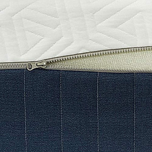 Blissful Nights Premium Adjustable Bed Frame and 12 Inch Hybrid Gel Infused Memory Foam Mattress Medium Soft Feel CertiPUR-US Certified (Split King)