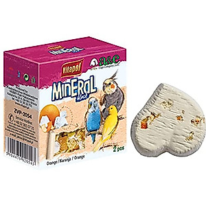 a&e Cage Company Orange Infused Bird Mineral Block