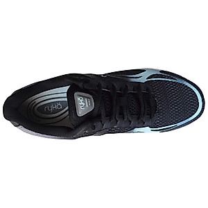 Ryka Women's Devotion Plus 2 Black/Mint Walking Shoe 11 M