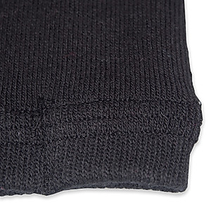 CuteBox Company 1 Pair of Black Soft Comfortable Cotton Toeless Socks for Exercising, Dancing, Pedicures, Yoga, Pilates, or just with Sandals or Flip Flops, Machine Washable