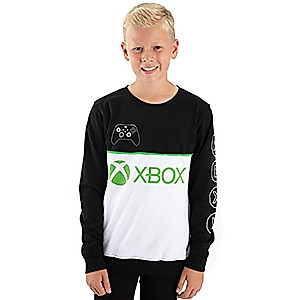 Xbox Sweatshirt Boys Kids Game Console Black Sweater Hoodie Merchandise 11-12 Years