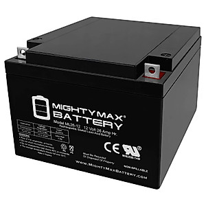 Mighty Max Battery ML26-12 12V 26AH Replacement Battery for UB12260-ER