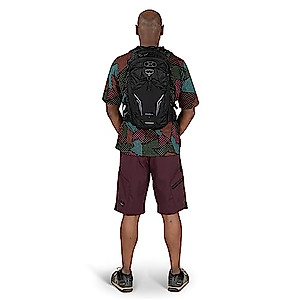 Osprey Syncro 20L Men's Hiking Backpack with Hydraulics Reservoir, Coal Grey