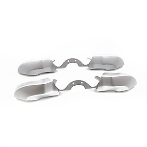 EEkiimy 2 Packs Replacement Paint Silver LB RB Bumpers Triggers+T8 Screwdriver T6 Screwdriver for Xbox One Elite Controller Repair parts Xbox One Controller Bumpers 3.5mm