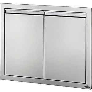 Napoleon Built-in Component - BI-3024-2D - Double Door, Stainless Steel, 30-inches Wide by 24-inches Tall, Durable Anodized Aluminum Handles, Soft Close Hardware, Napoleon Stamp Detail
