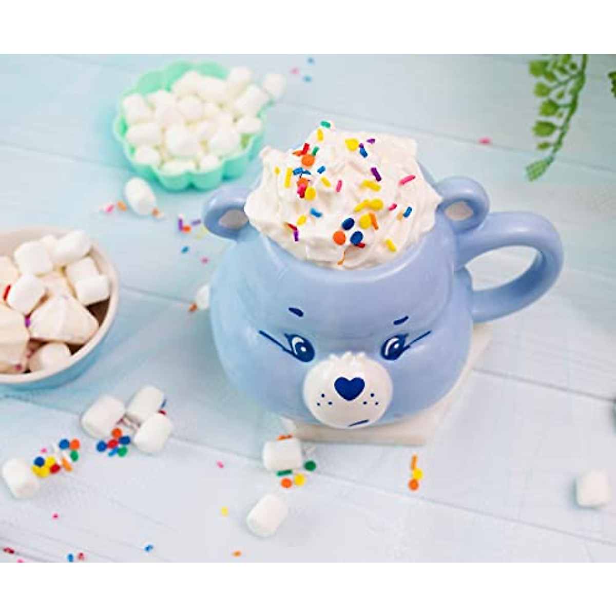 Care Bears Grumpy Bear 3D Sculpted Ceramic Mug | Holds 20 Ounces