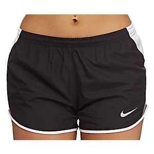 Nike Women's Dry 10K Running Shorts, Black/White/Dark Grey/Wolf Grey, X-Small
