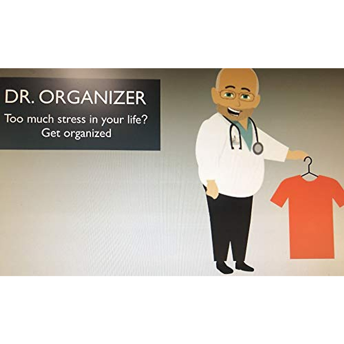 DR. ORGANIZER Legging, Yoga or Stretch Pants Organizes 6 Garments On a Single Hanger, 2 pc, Black